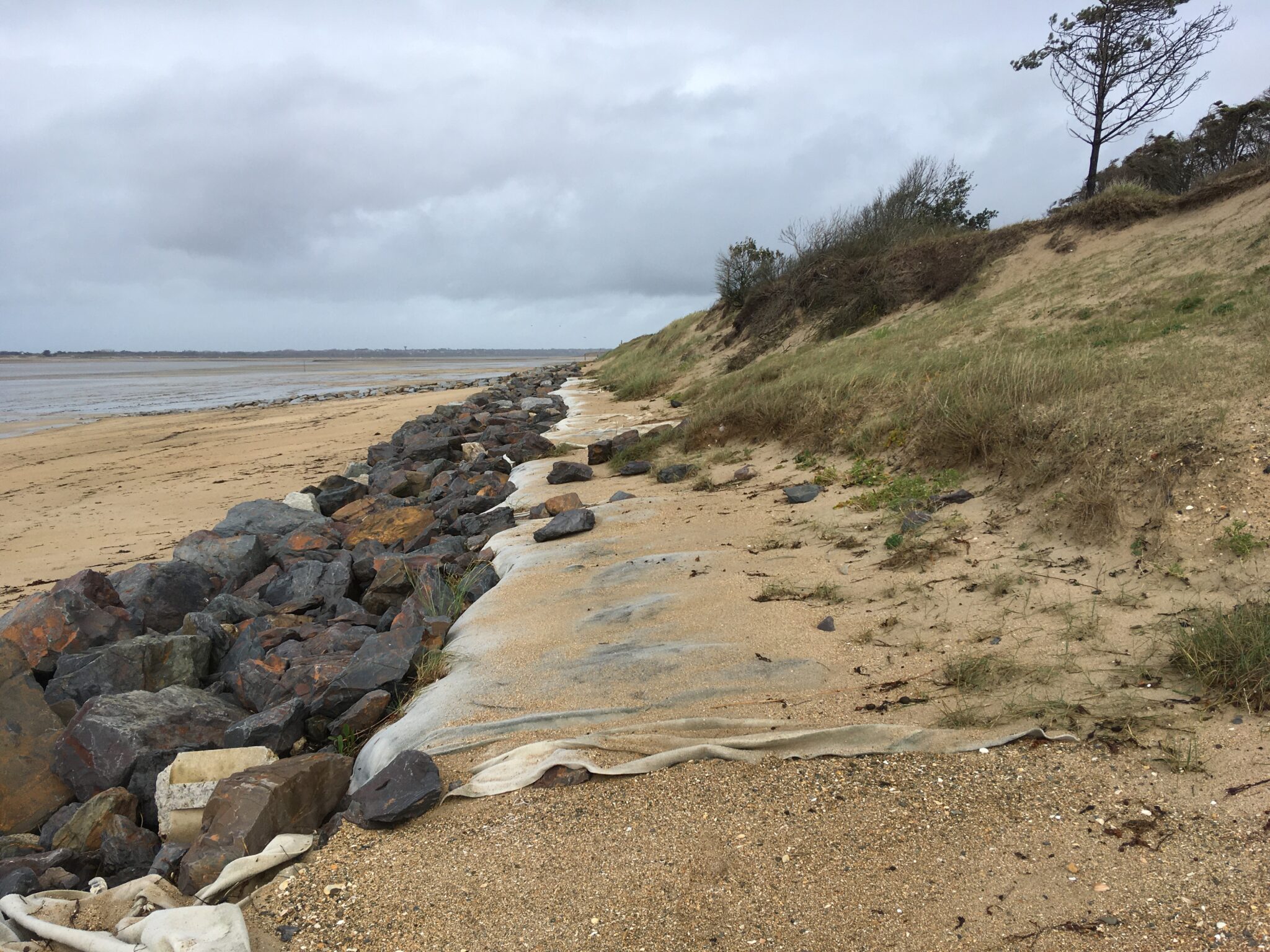 Digue promenade Hauteville – ASA "Vivre avec la mer"