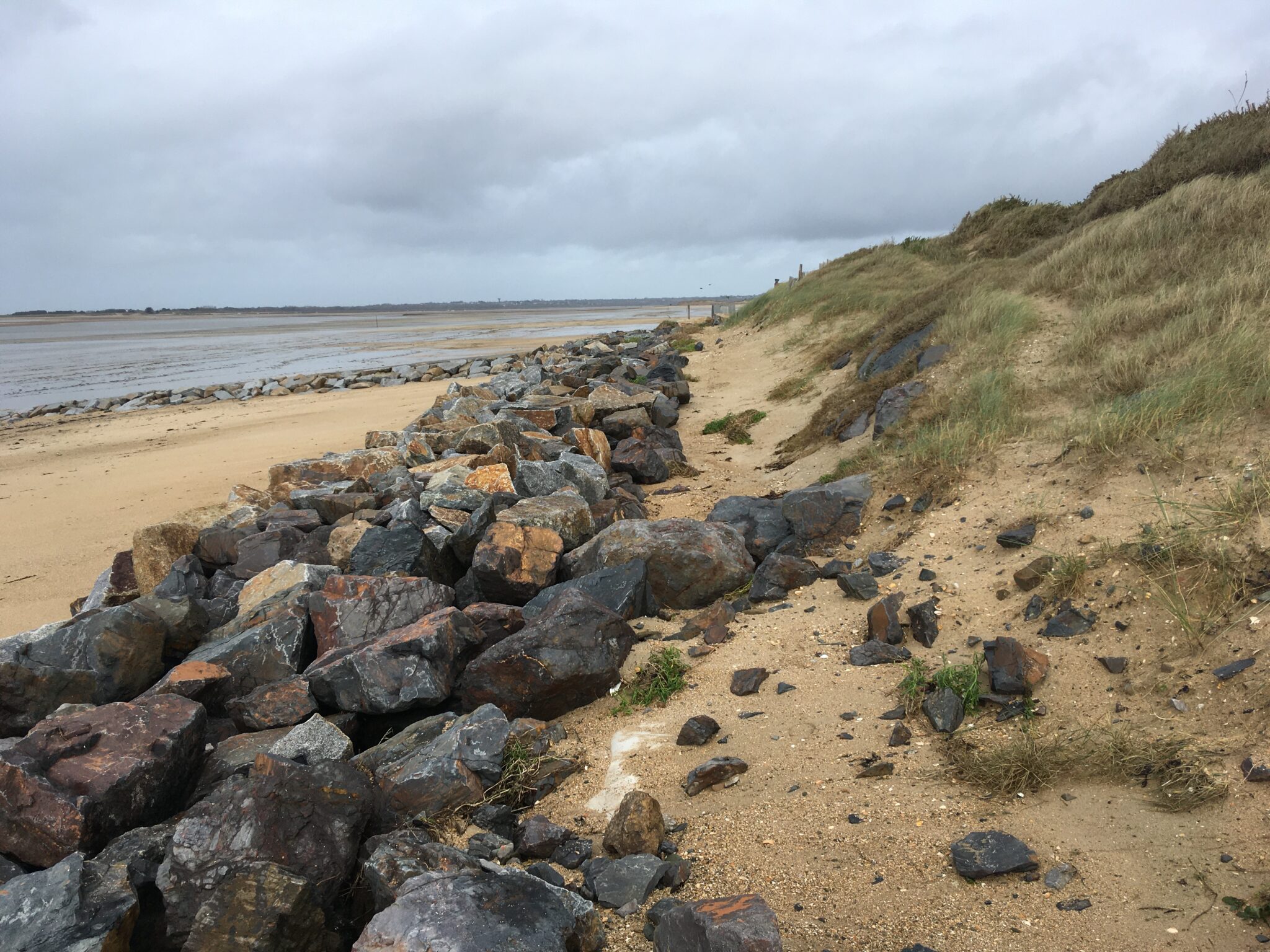 Digue promenade Hauteville – ASA "Vivre avec la mer"